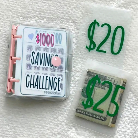 Party Supplies | 100 Mini Binder Savings Challenge Bindermonthly Money ...